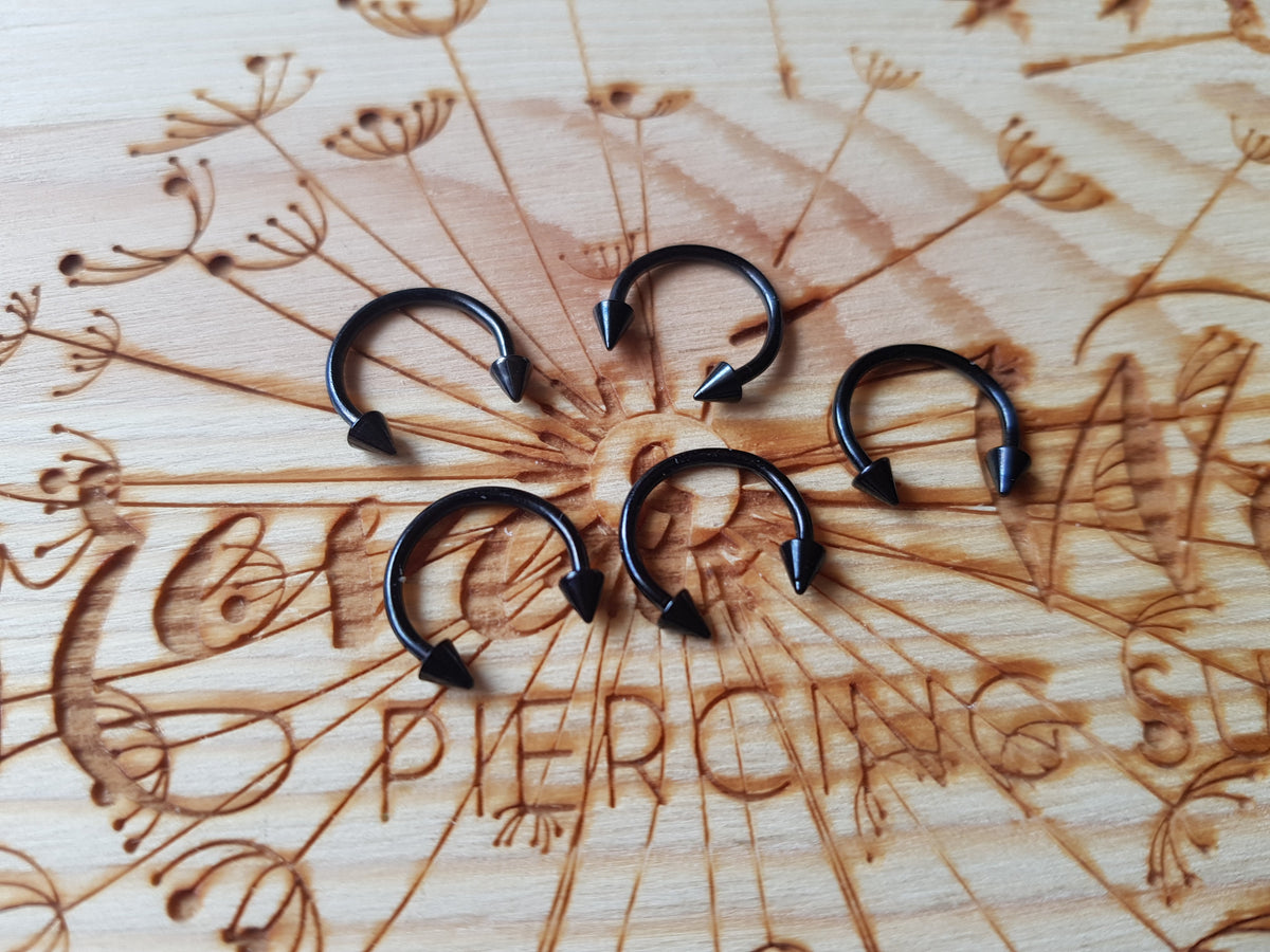 Steel Half Moon Bar With Spikes (Sold Individually)| Forever Wild ...