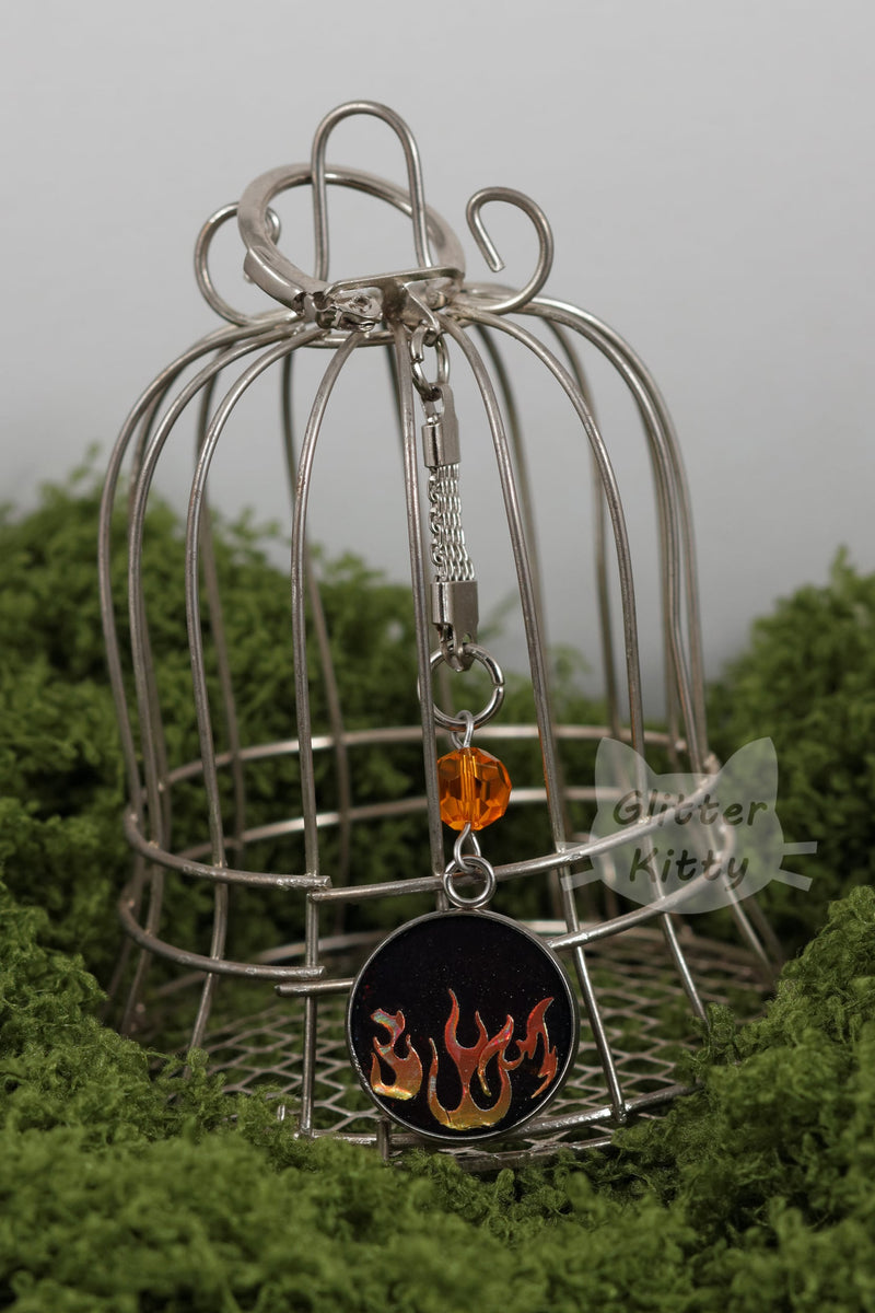 Flames Keychain| Forever Wild Alternative Emporium