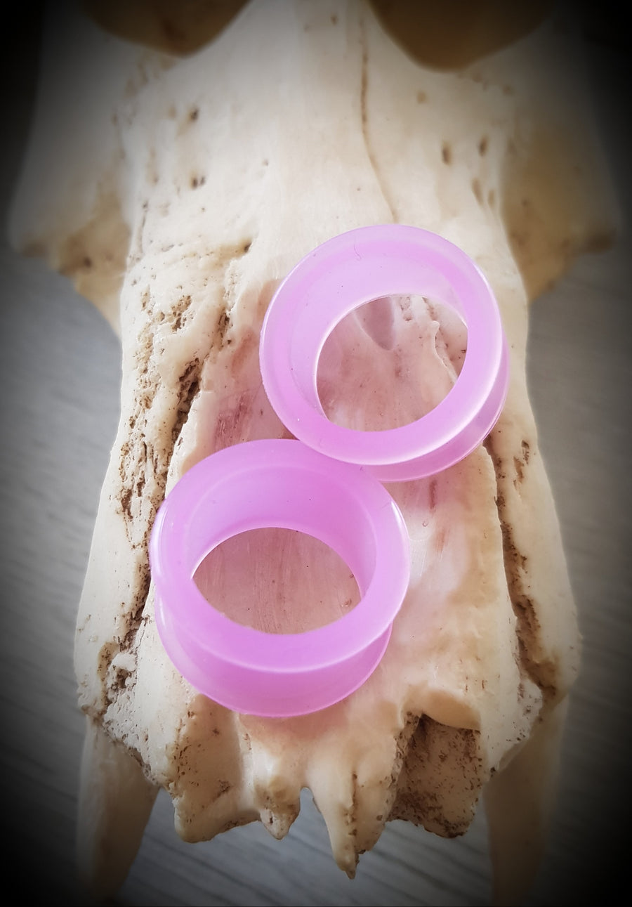 Silicone Tunnels With Rim ~ Pair| Forever Wild Alternative Emporium