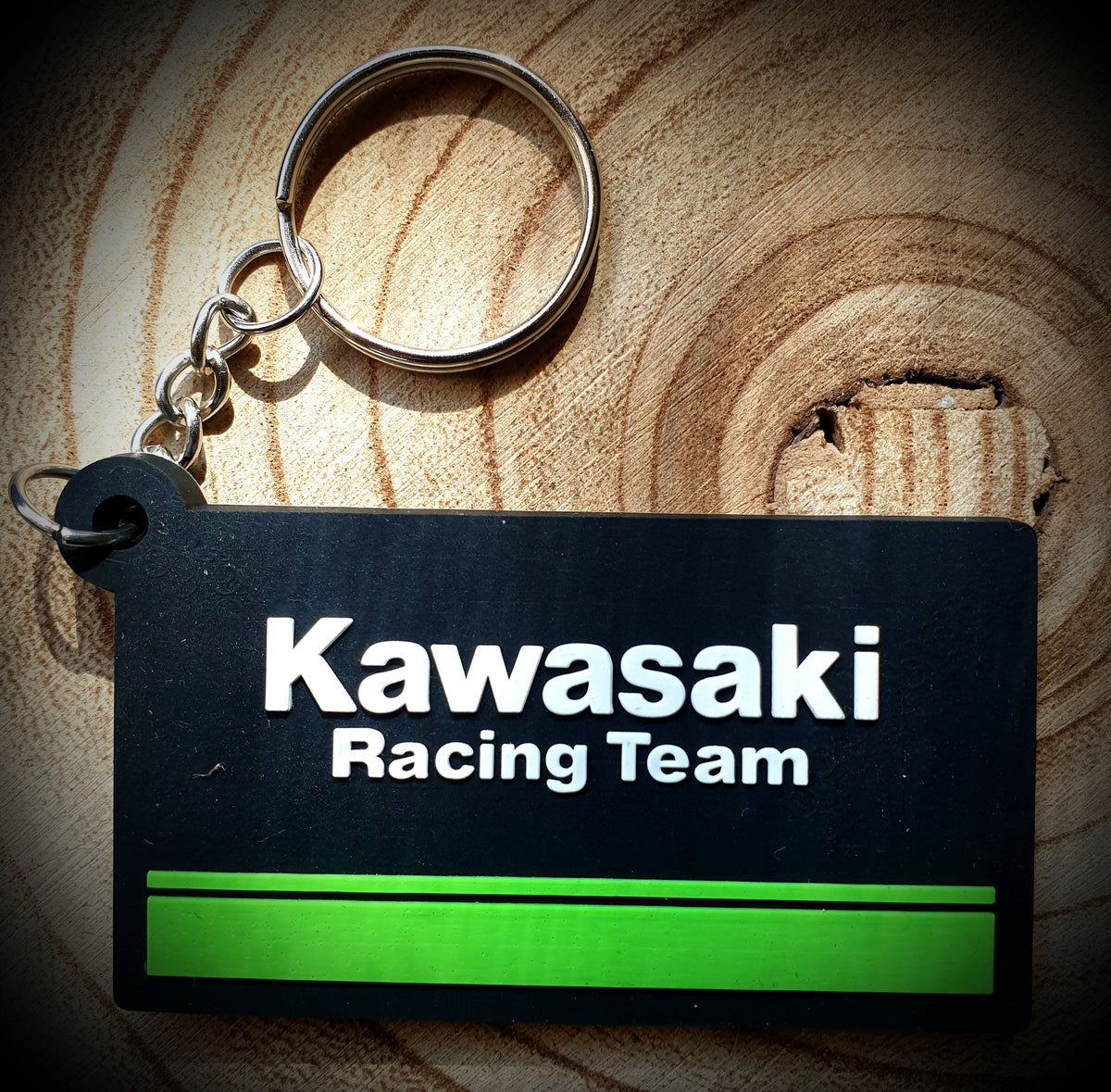 Kawasaki Racing Team Key Ring| Forever Wild Alternative Emporium