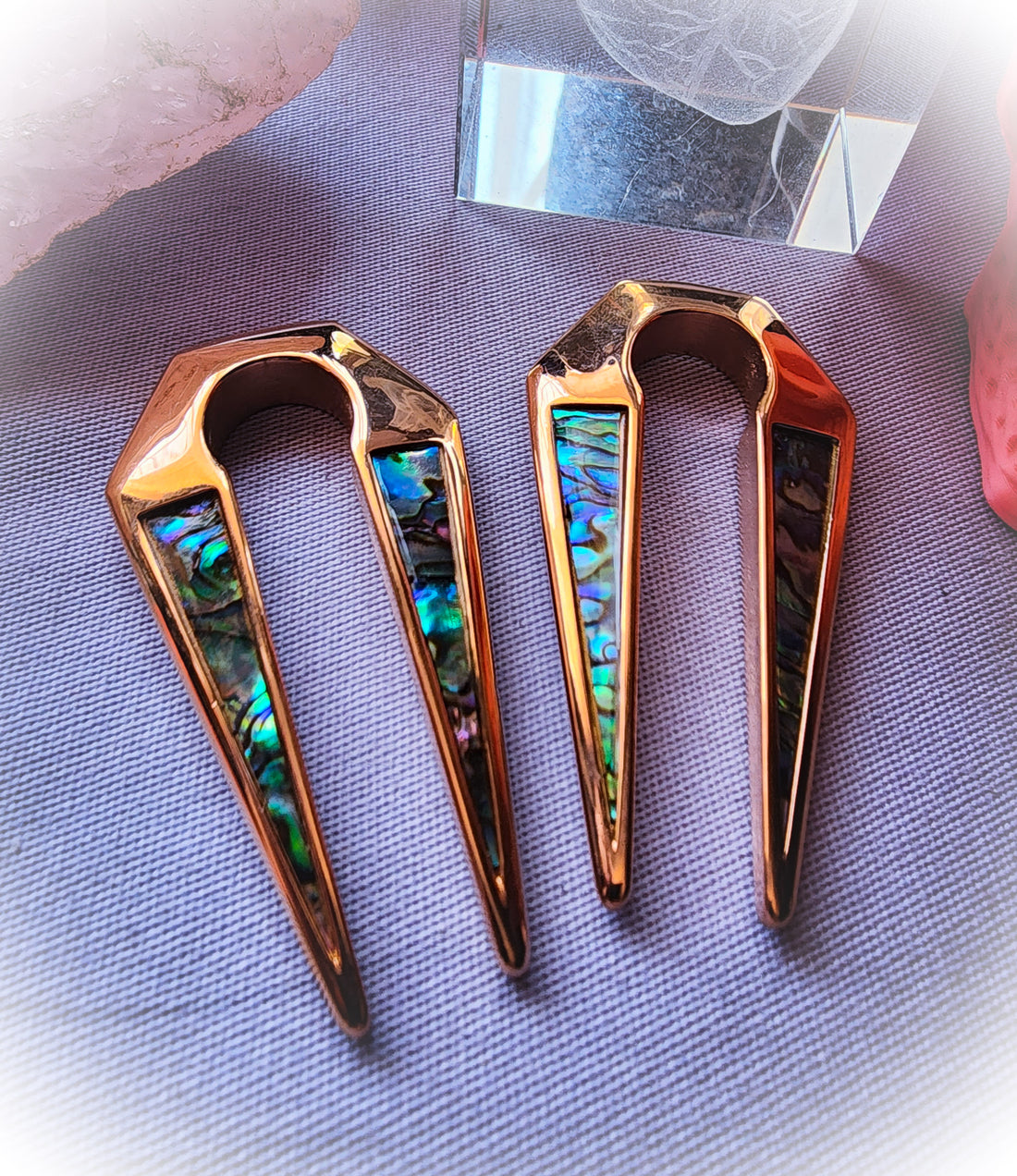 Keyhole Ear Weights ~ Pair| Forever Wild Alternative Emporium