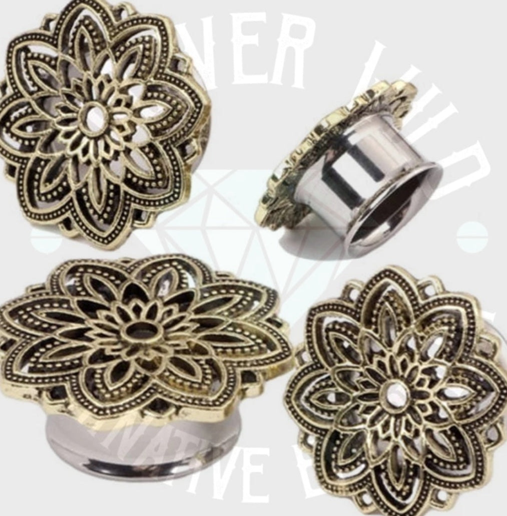 Mandala Plugs ~ Pair| Forever Wild Alternative Emporium
