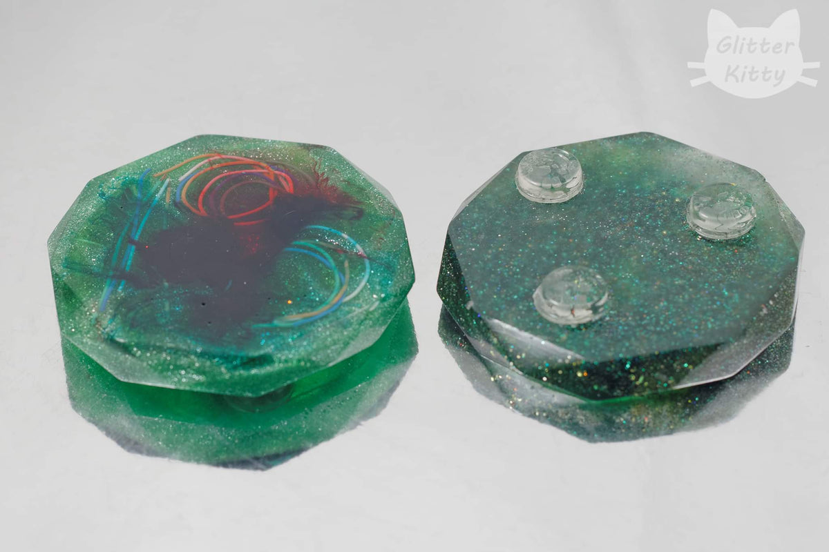 Alcohol Ink & Wire Paperweight| Forever Wild Alternative Emporium